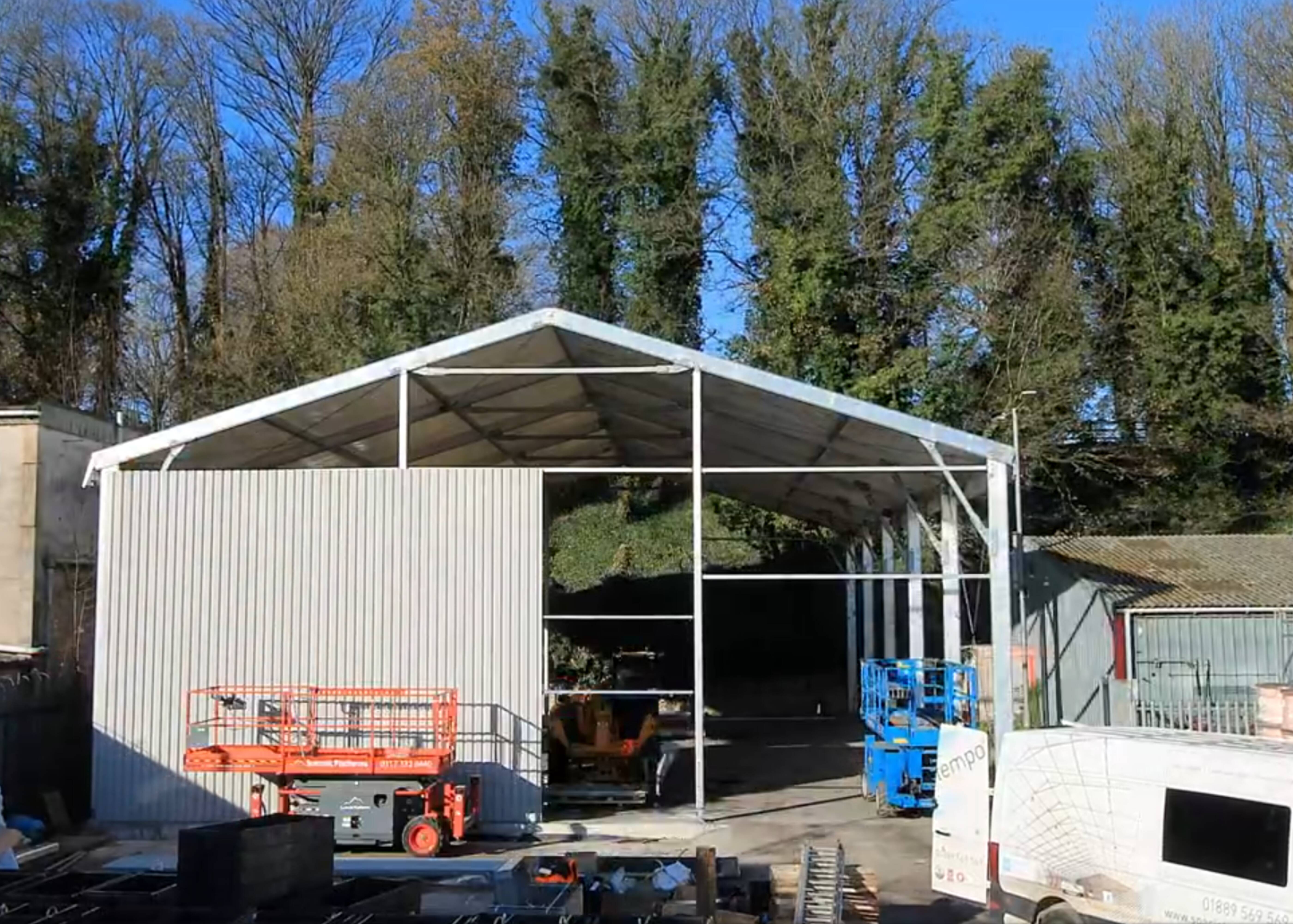 Avonline Networks | Semi-Permanent Warehouse Solution | Spaciotempo
