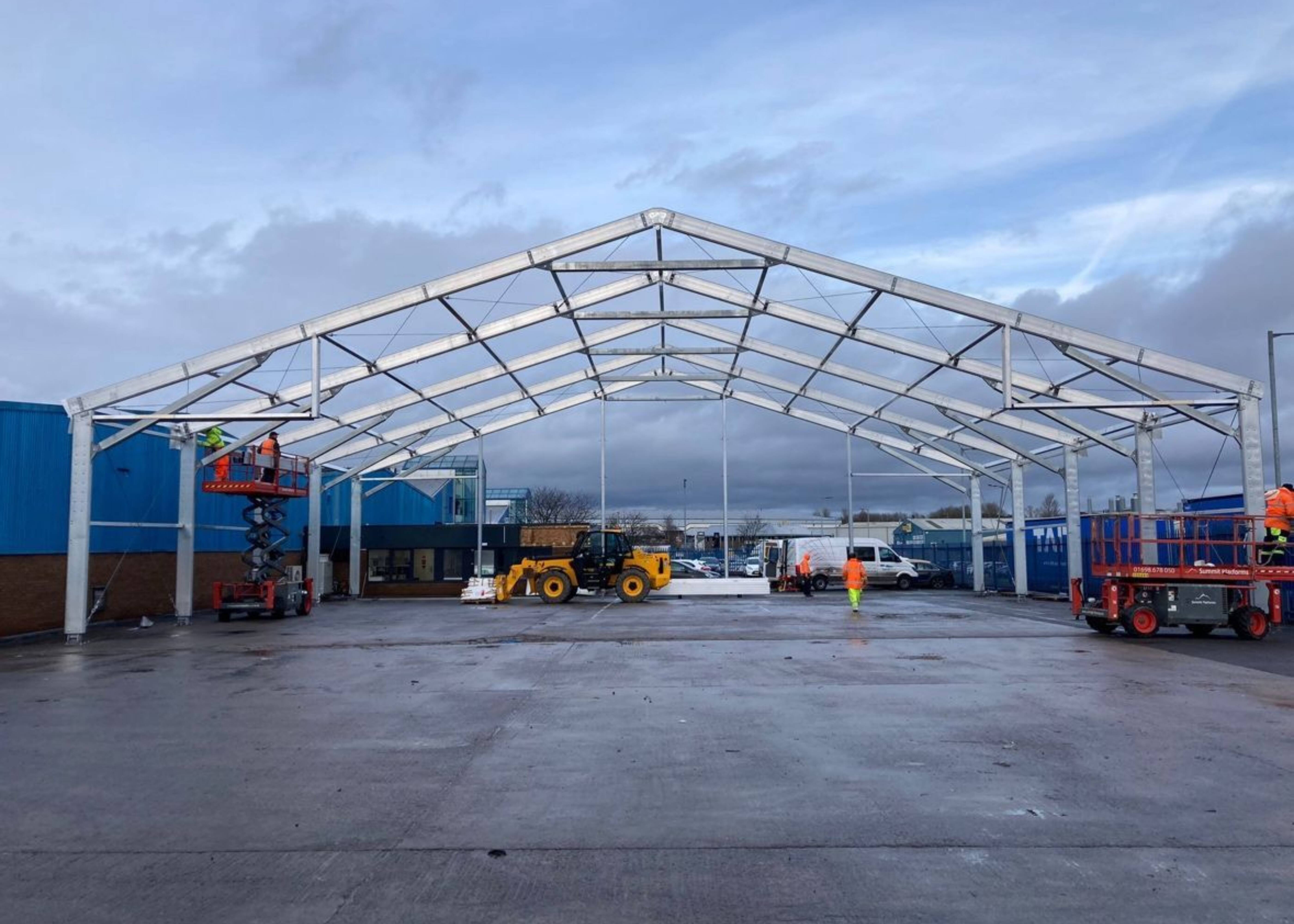 Tait Transport | Weatherproof Loading Canopy | Spaciotempo