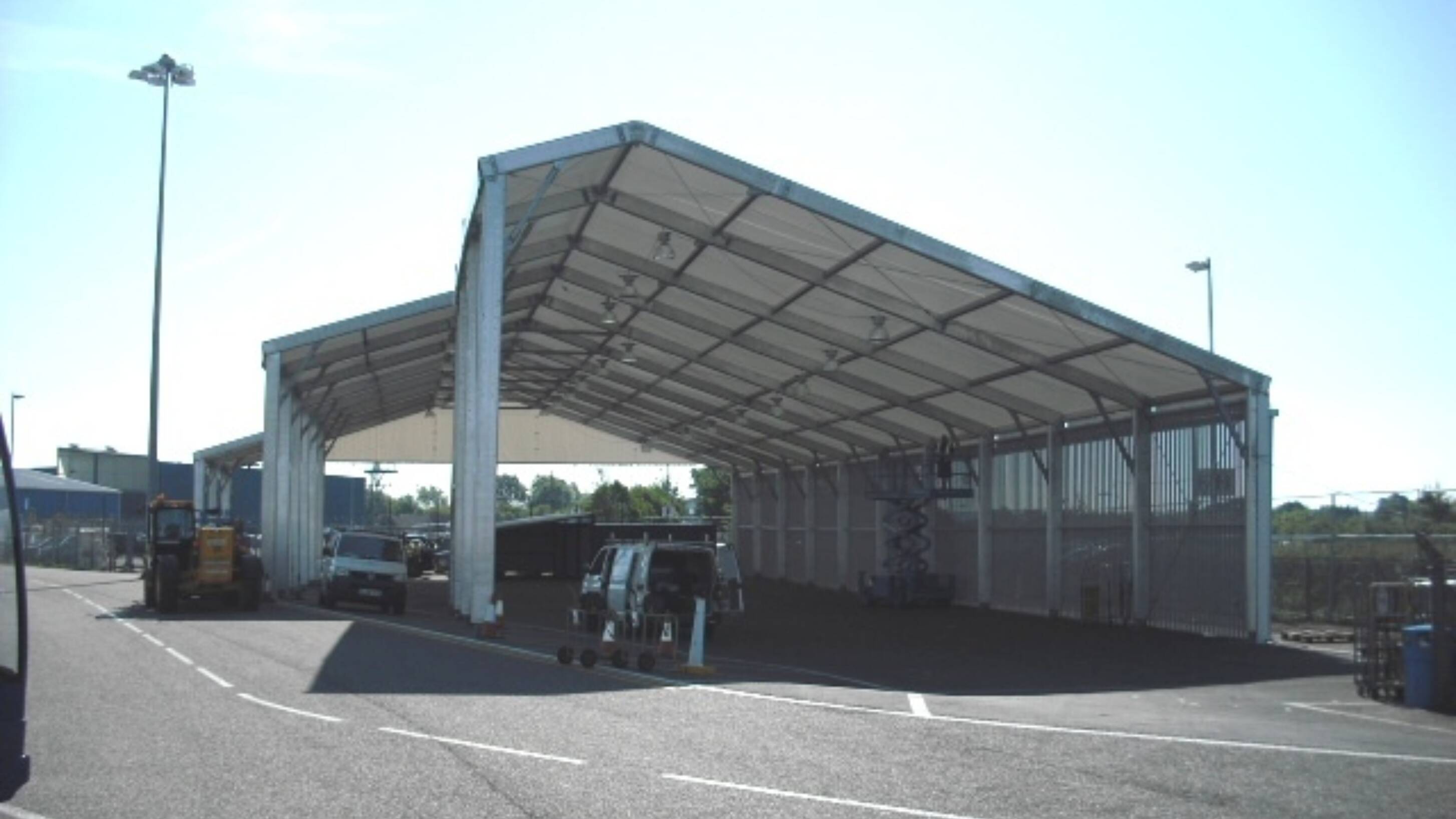 Temporary Aircraft Hangar | Spaciotempo